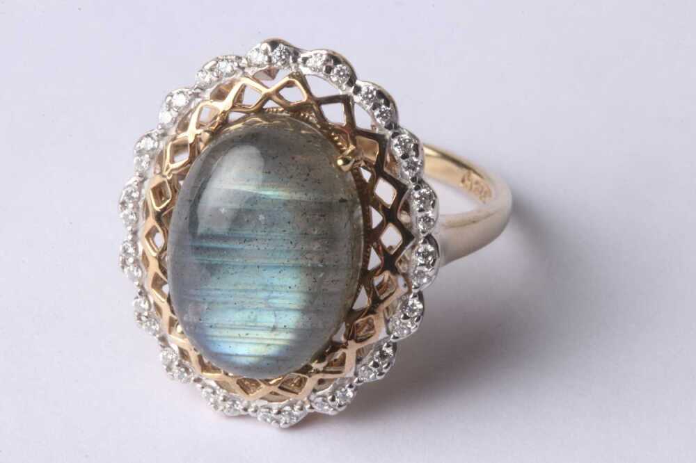 LABRADORITE RING